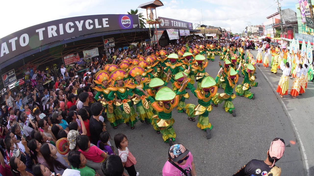 Bato Balani Festival street dancing and procession - Bato, Leyte ...