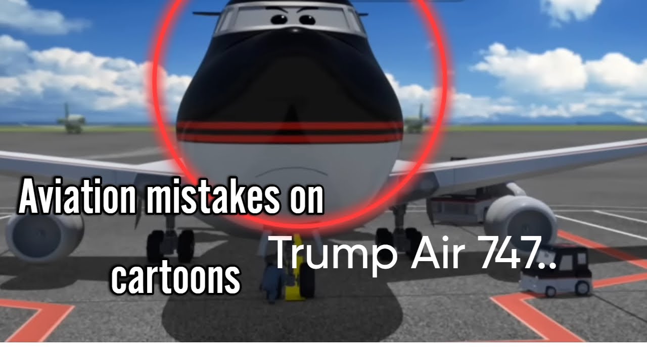Funny Aviation Mistakes on Cartoons - YouTube