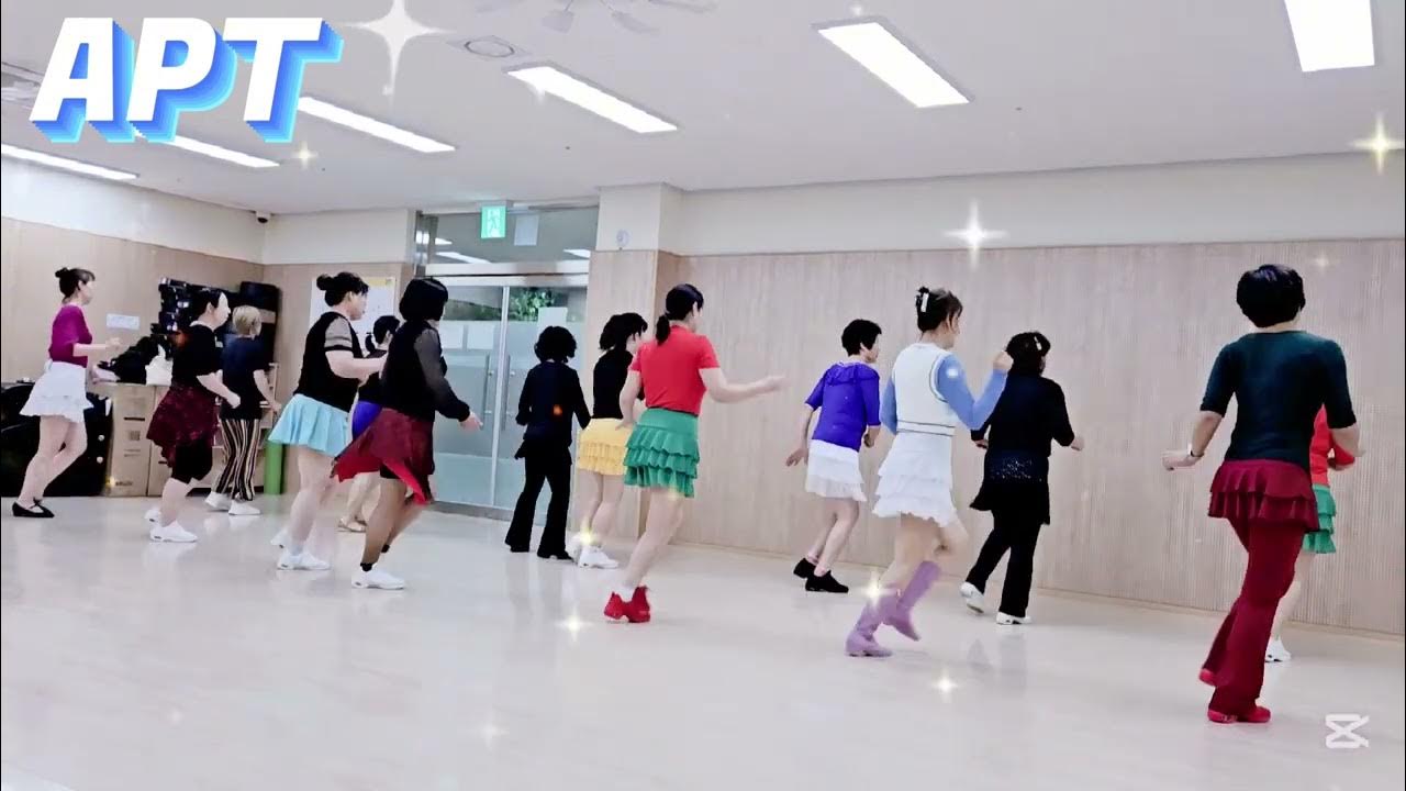 APT 아파트 Line Dance | Choreo: Junghye Yoon - YouTube