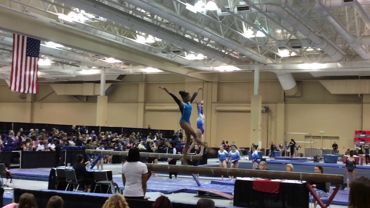 Nyla Smith | Lvl 10 | C/O 2021| 2018 Charleston Cup | Beam | - YouTube