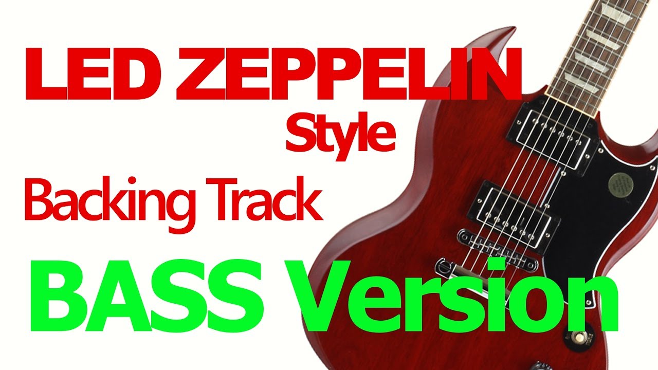 Led Zeppelin Style - BASS Jam Track - 90 Bpm - YouTube