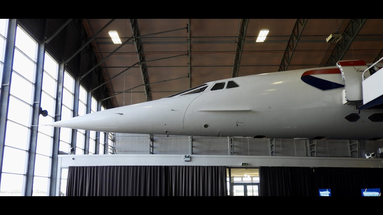 Concorde nose and visor operating on Concorde G-BOAC at Manchester ...
