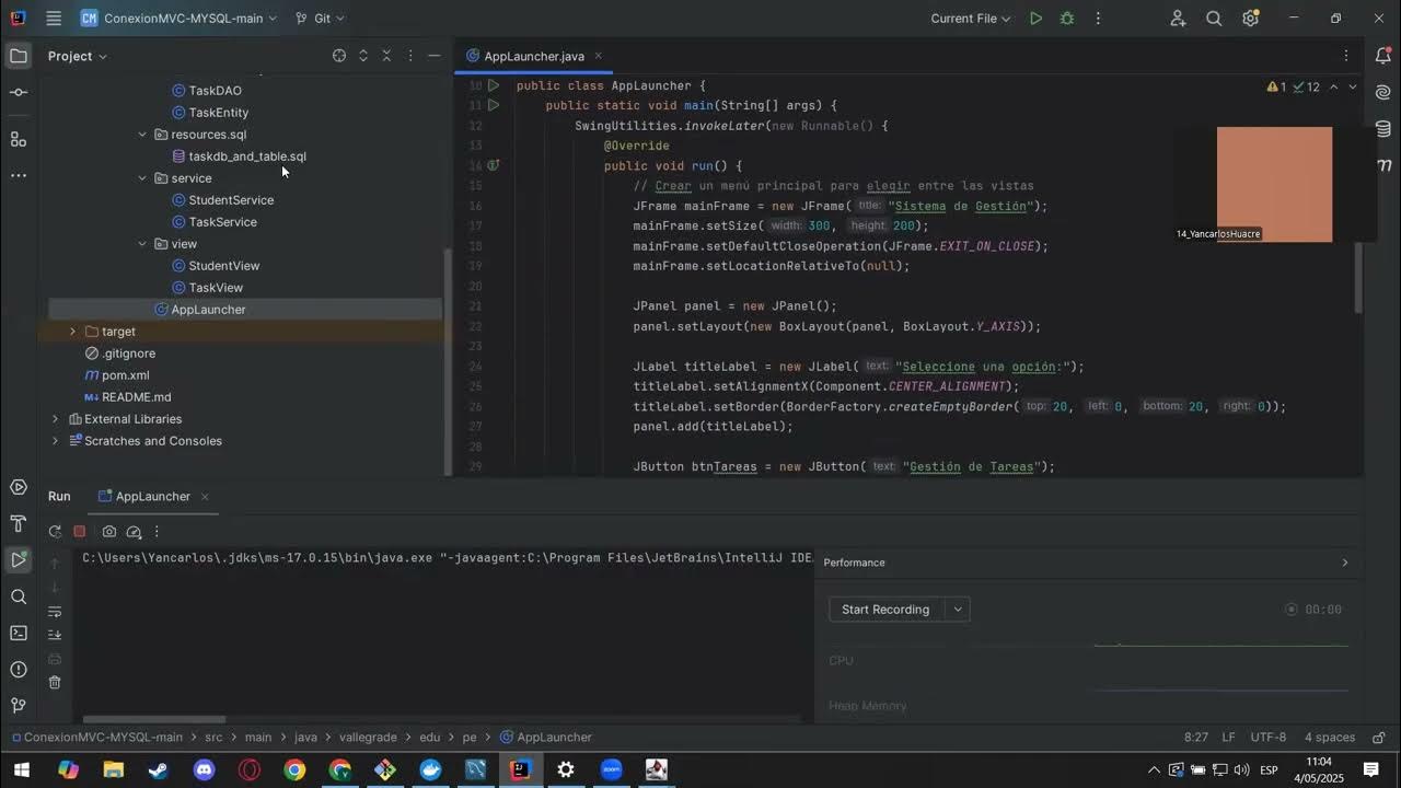 Conectando Java Swing con MySQL - YouTube