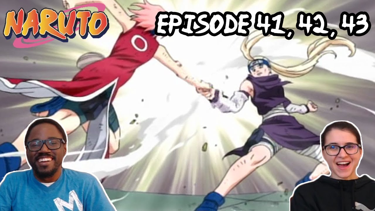 SAKURA VS INO! Naruto Episode 41, 42, 43 Reaction - YouTube