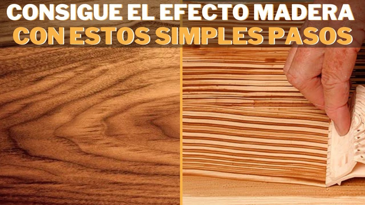 Cómo Pintar con Efecto de Madera: Guía Detallada | Pintura Imitación y ...