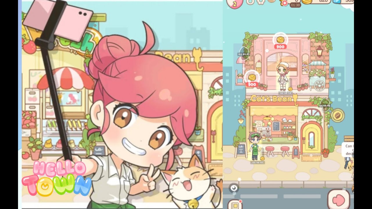 Hello Town | Level 1-2 Part 1🪻🌷 #merge - YouTube