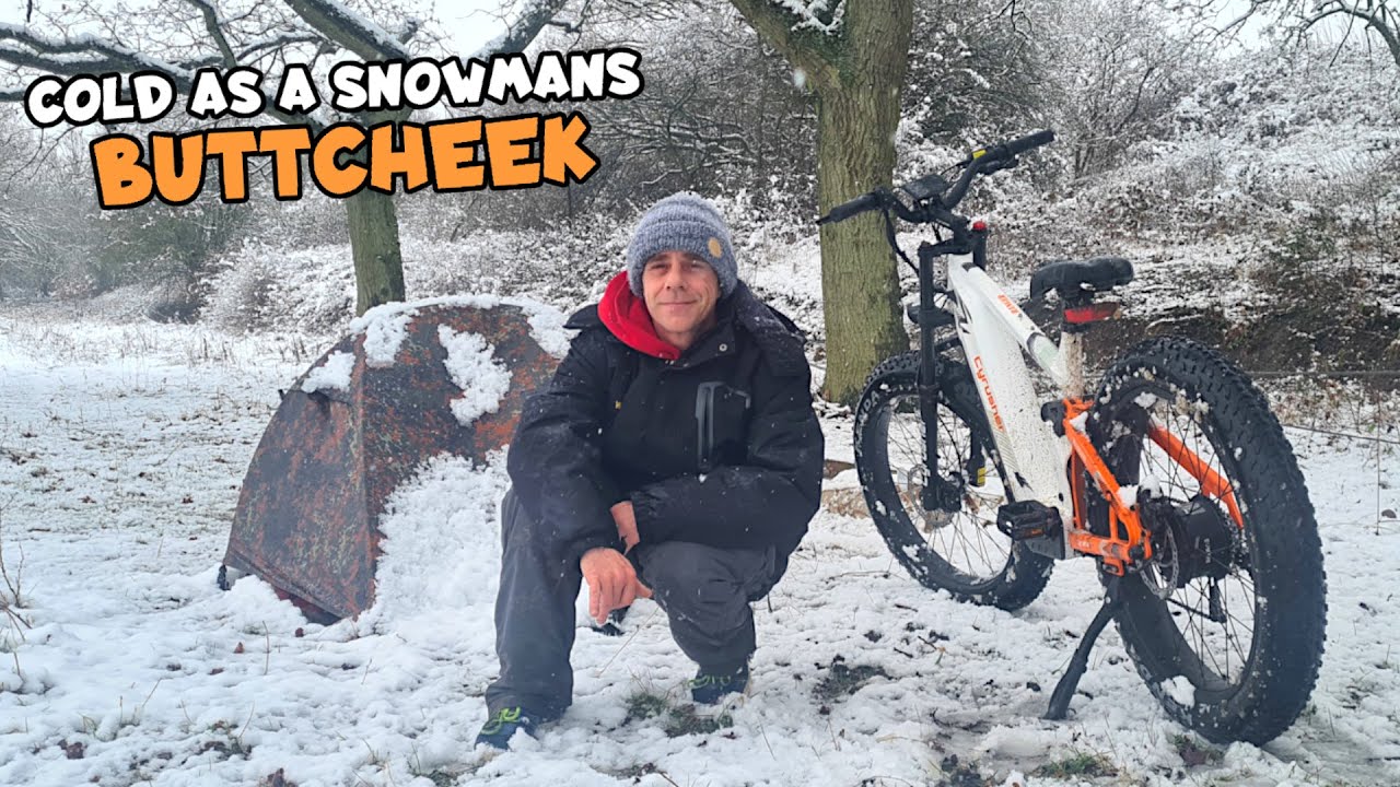 Freezing Temperatures Winter Bike Packing Gone WRONG - YouTube