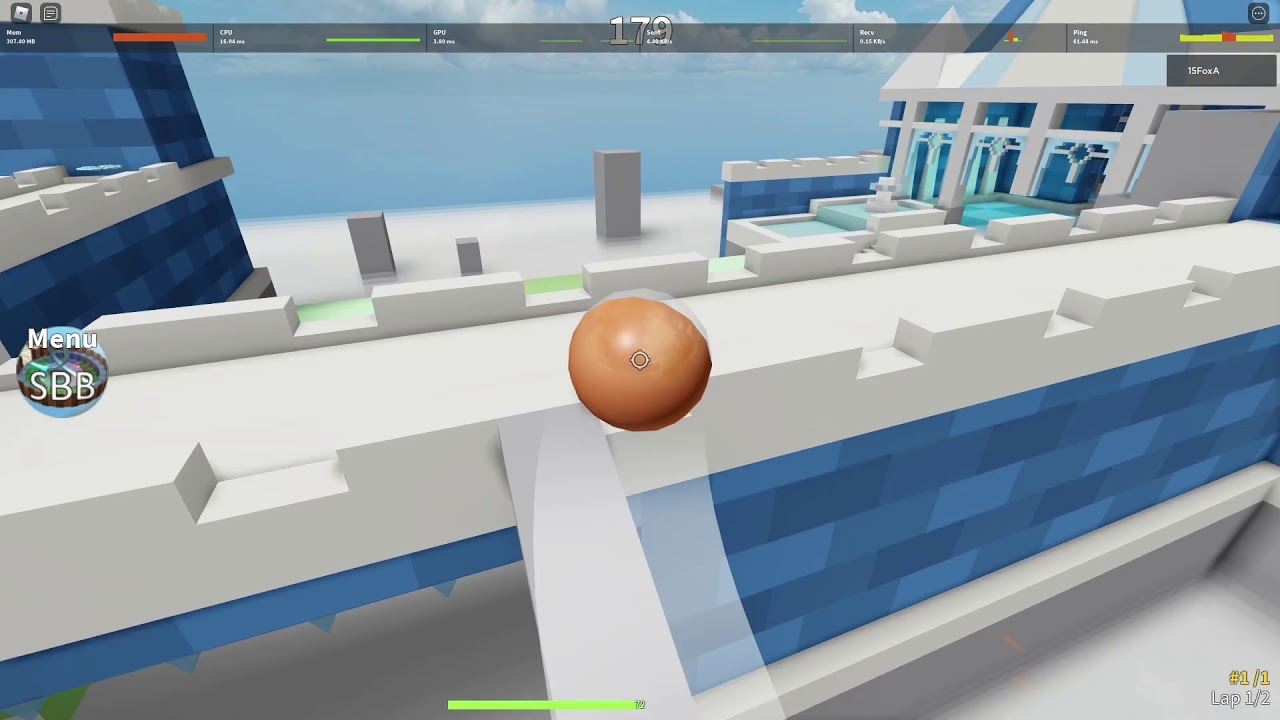 [Super Blocky Ball] North palace world record - 37.082 - YouTube