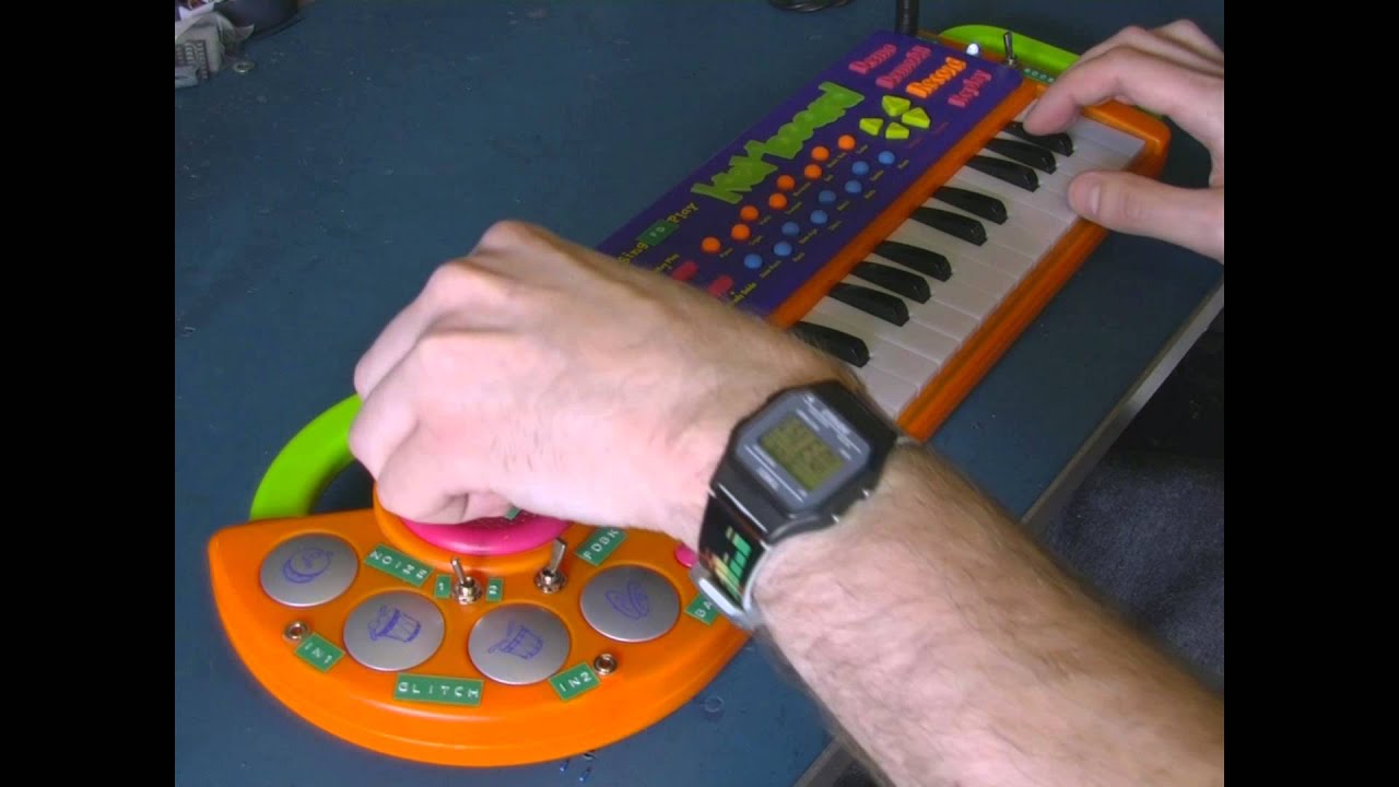 Circuit Bent ELC Light up Keyboard by freeform delusion - YouTube
