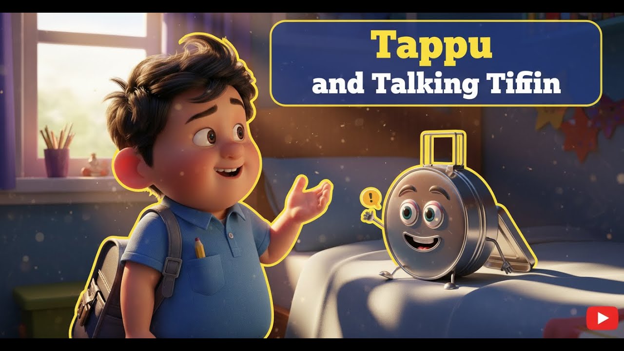 Tappu and Talking Tiffin | Pixar Style Funny Kids Story in Hindi - YouTube