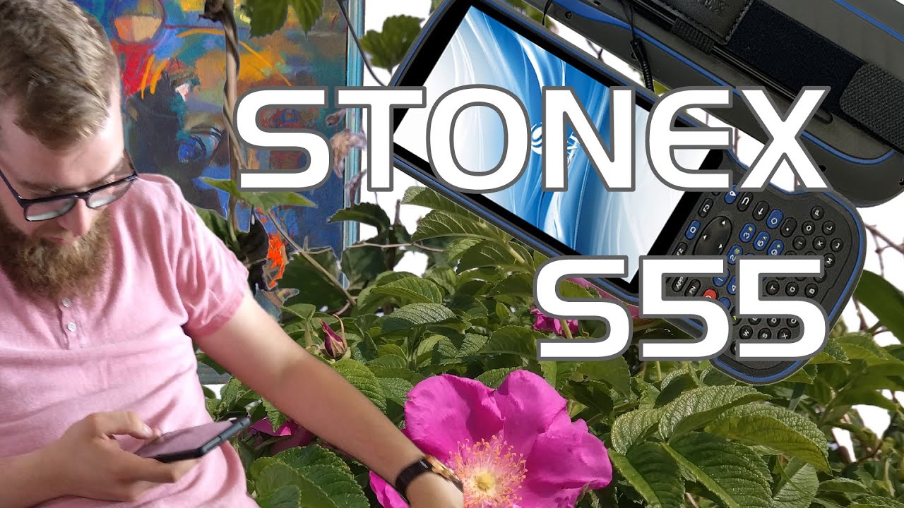 Stonex S55, lauku kontrolieris. Izpakošana. - YouTube