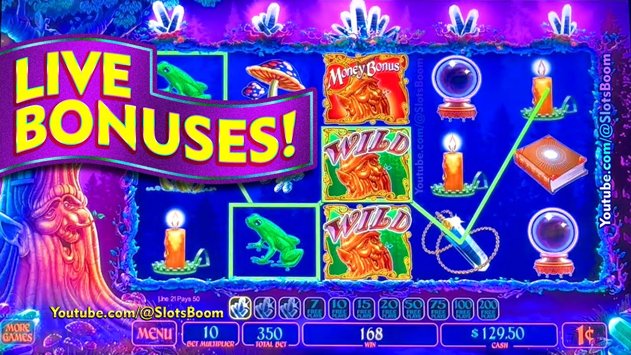 LIVE BONUSES on Return to Crystal Forest - MAX BET FREE GAMES on 1c Wms ...