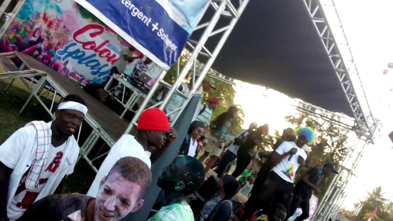 Colour splash in Mombasa sport club 2018 - YouTube
