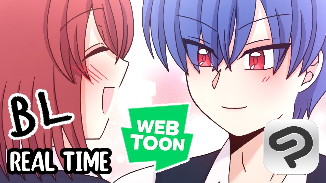 BL WEBTOON making | A good love rival | Real Time | Tapas | Clip Studio ...