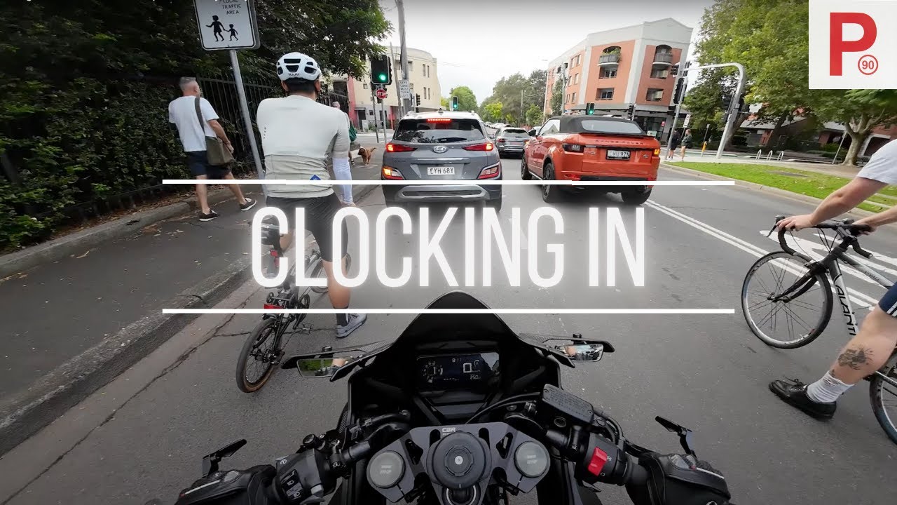 Riding to work as a red P-plater in Sydney | 2022 CBR650R - YouTube