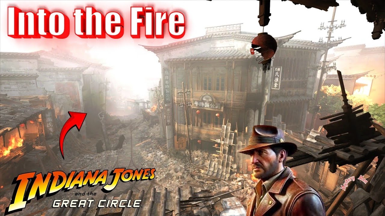 Indiana Jones and the Great Circle into fire | Shanghai China | Get out ...