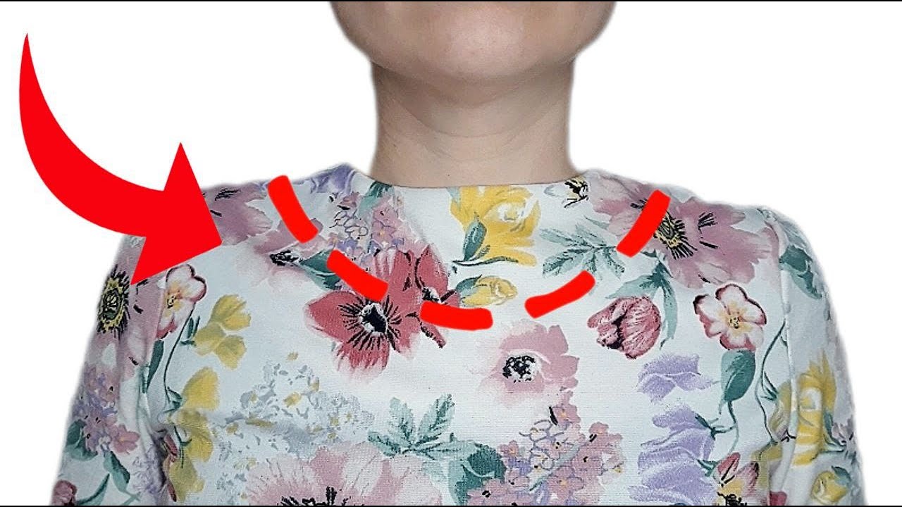 ⚡A fantastic trick, how to increase the neck on clothes in 2 minutes ...