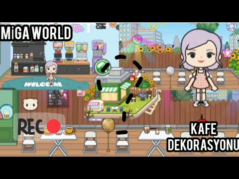 MİGA WORLD CAFE DECORATİON {miga world türkçe}{miga world queen} - YouTube