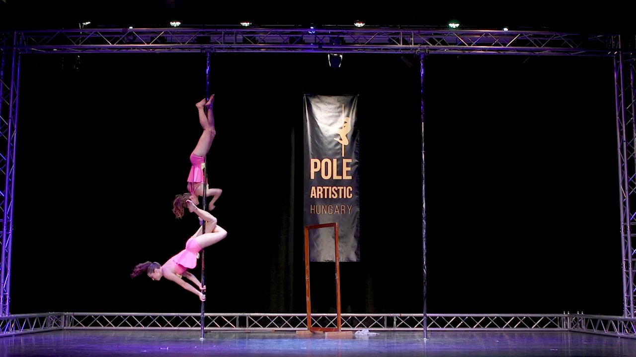 Pole Artistic Hungary 2018 SEMIPRO DOUBLES Nagy Vivien Nagy Ivett - YouTube