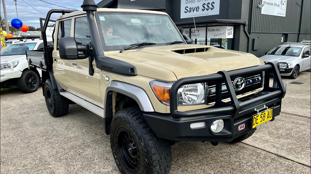 Toyota Landcruiser 79 Series GXL Dual Cab Trayback - YouTube