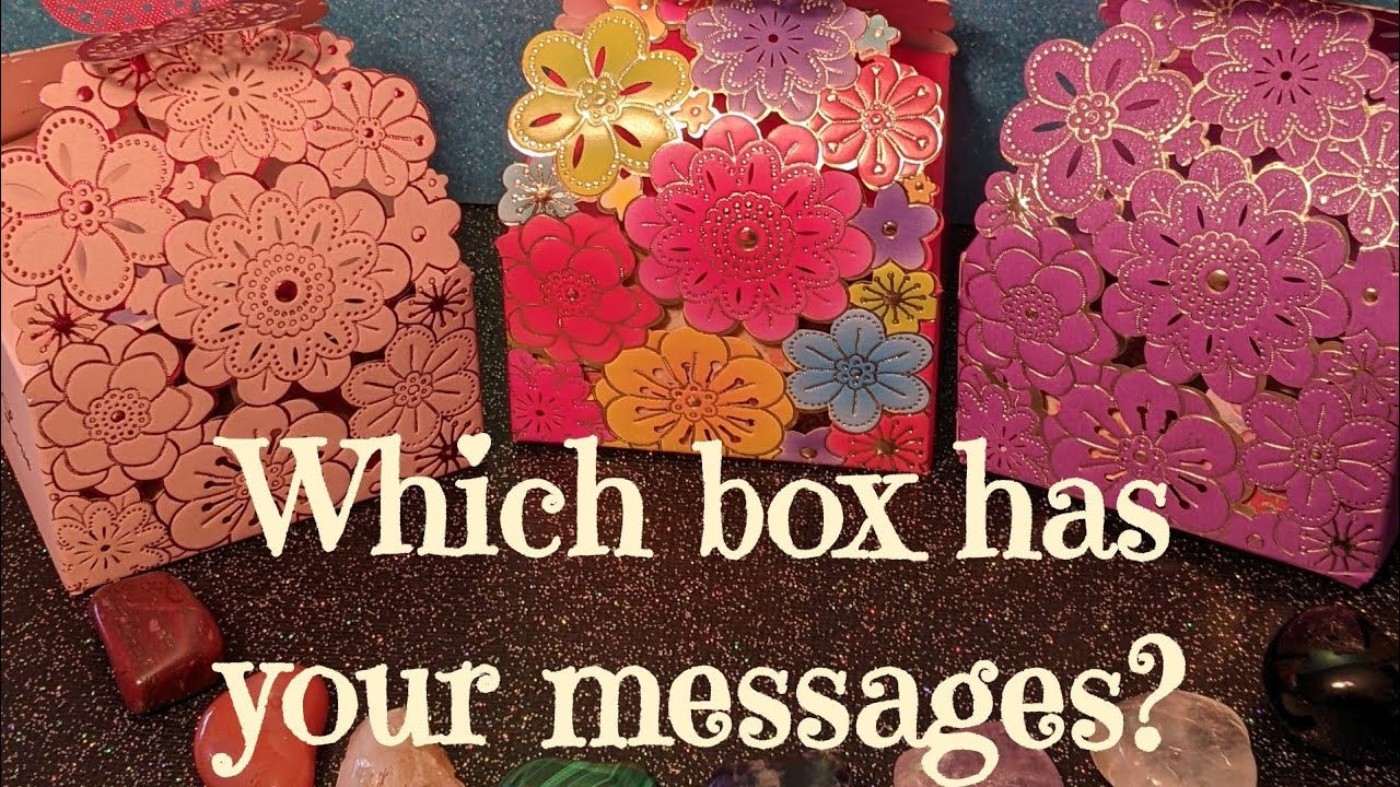 What box has your message? Mini craft box surprise. Inspirational ...