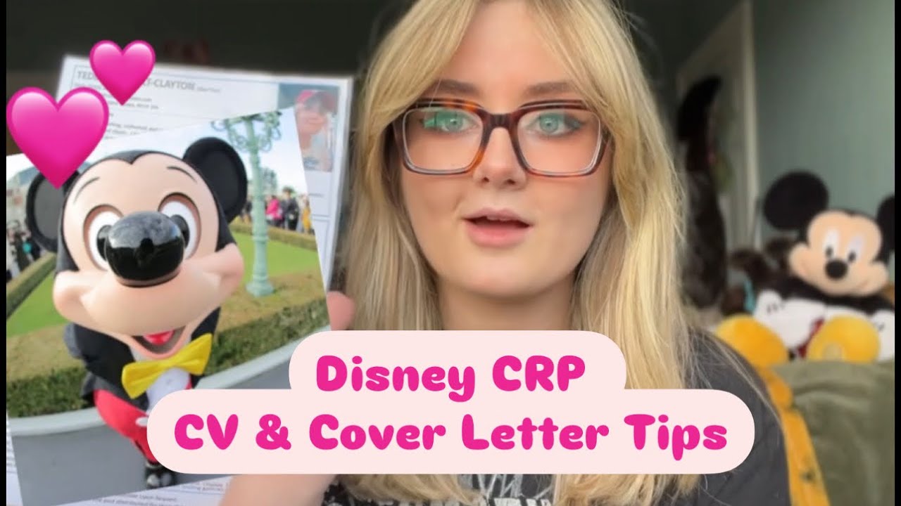 Disney Cultural Representative Program - CRP CV & Cover Letter ...