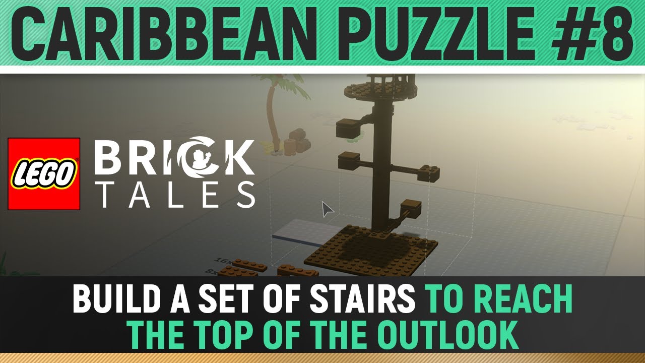 LEGO Bricktales - Build a set of stairs to reach the outlook ...