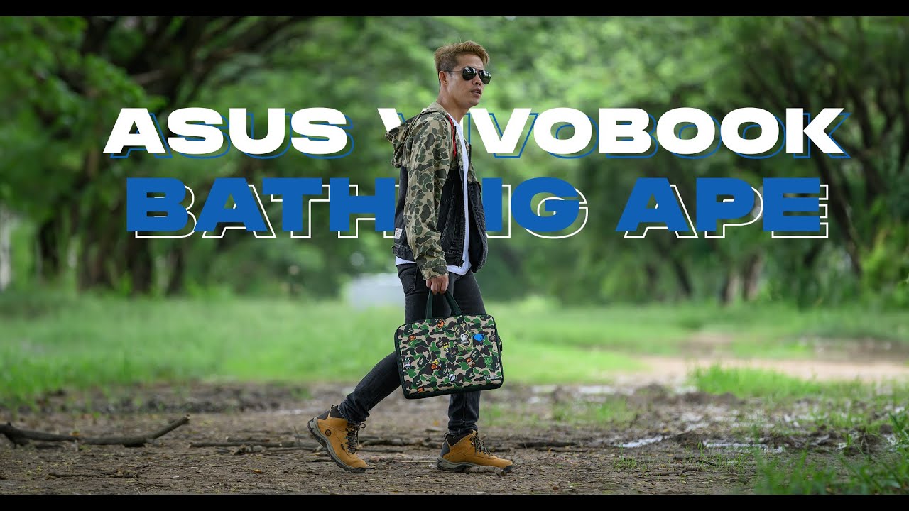 Bathing APE Laptop ពី Asus - YouTube