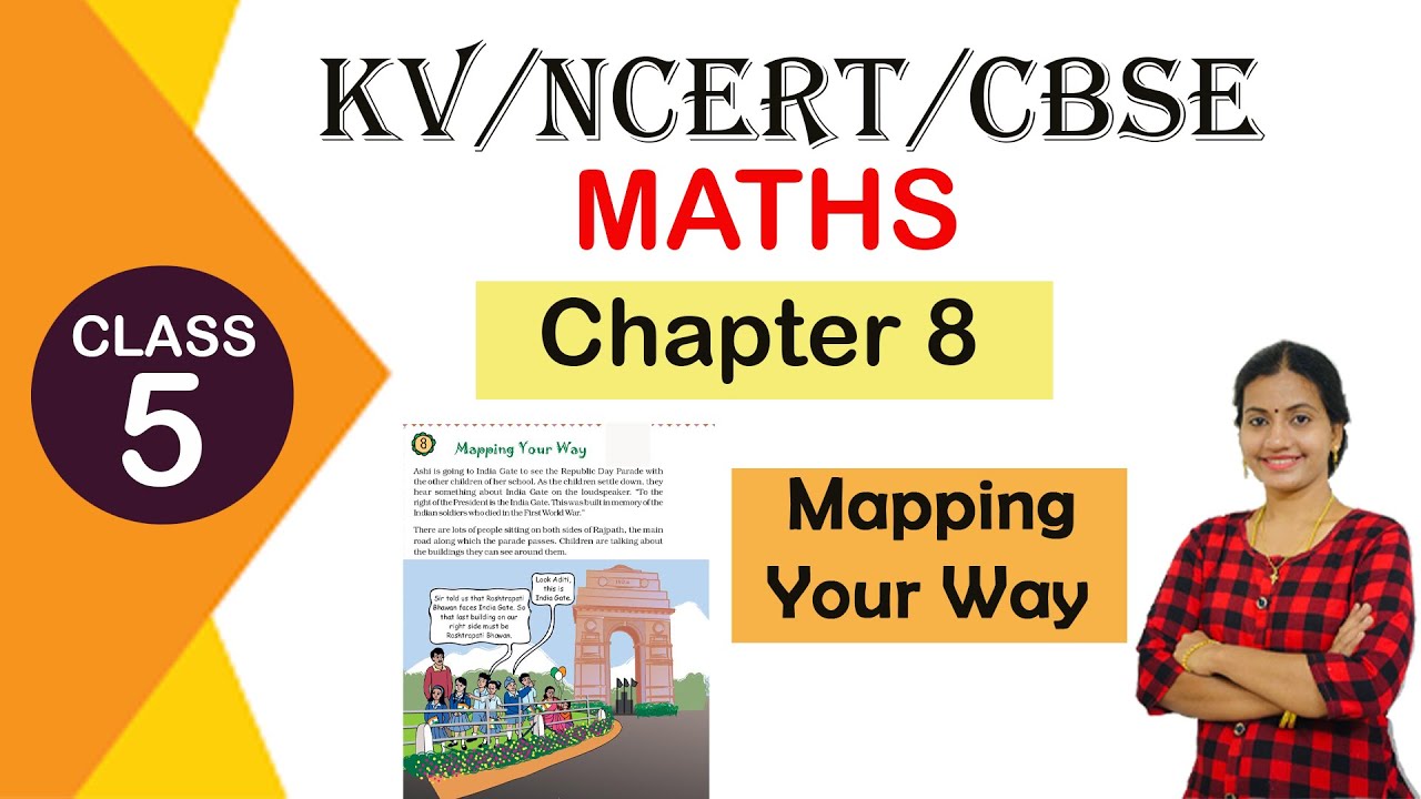 #studytime Class 5|Maths|Chapter 8/Mapping your way/KV/NCERT/In English ...