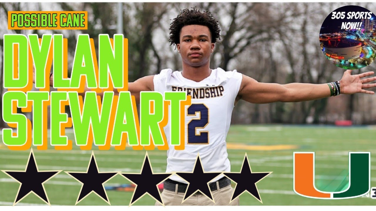 Possible Cane: 5-Star DE Dylan Stewart Out of Washington DC! - YouTube