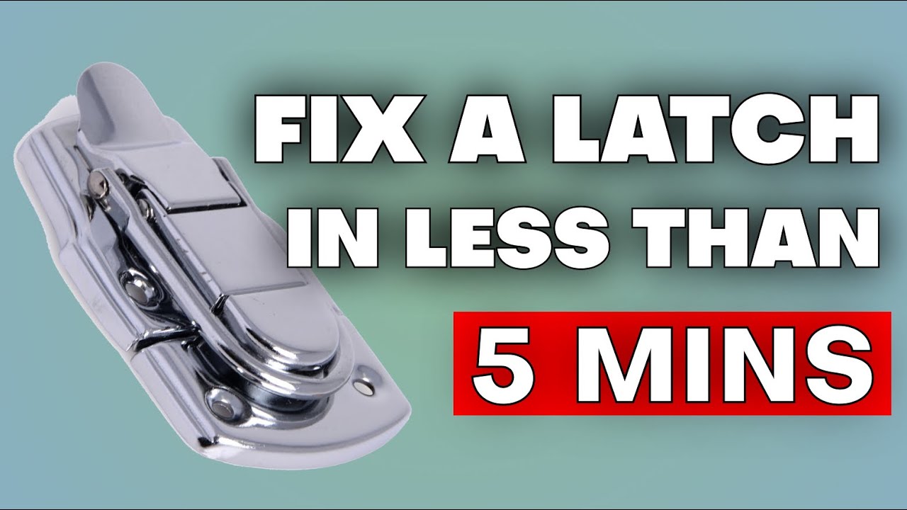 Fix a guitar case latch in less than 5 mins - YouTube