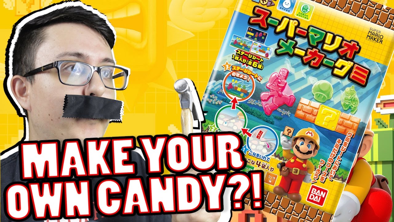 DIY Mario Maker Candy Making Kit! LET'S MAKE MARIO!! - YouTube