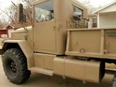 M35A2 Bobbed Deuce And Half 1/2 outside Walk around 2 new - YouTube