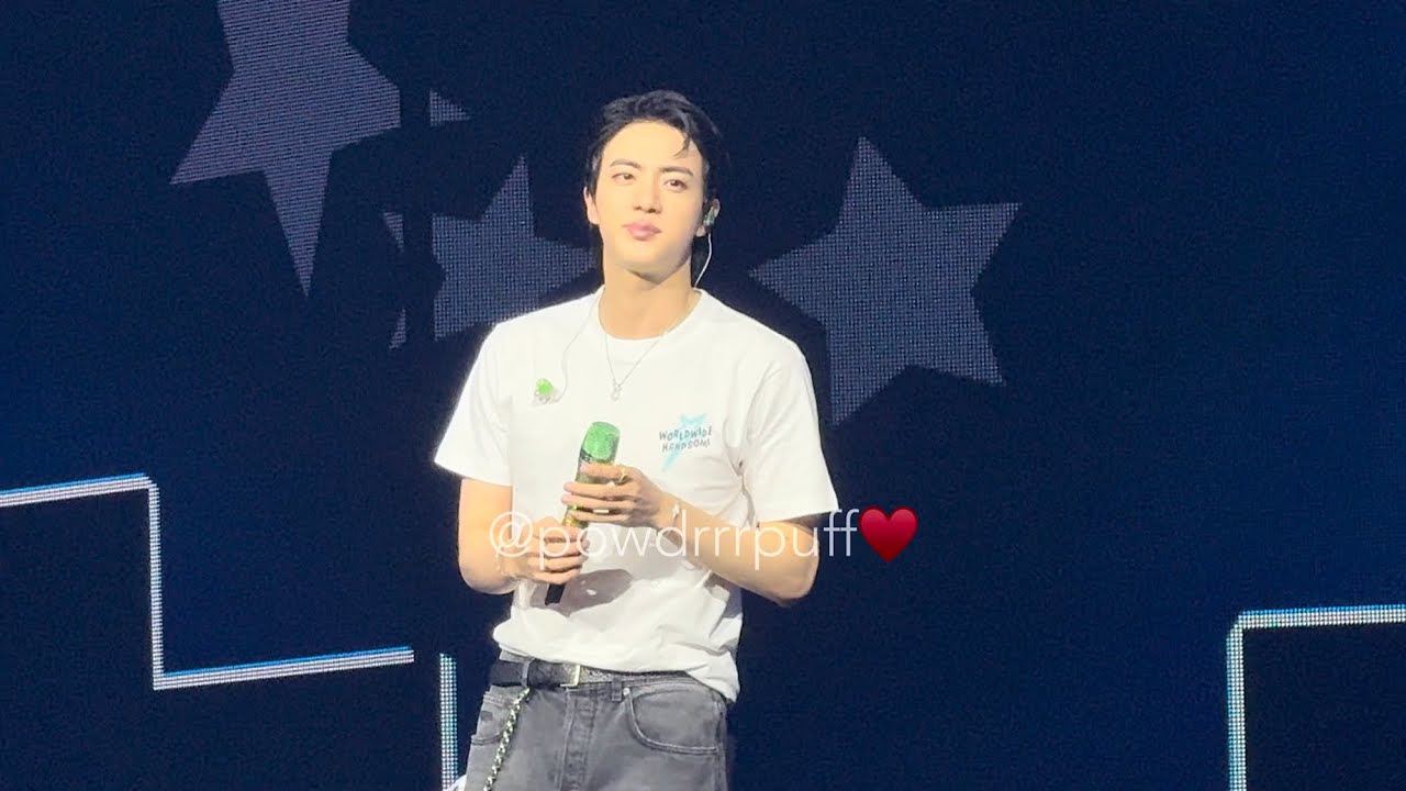 250718 - FINAL MENT - Jin - ANAHEIM D2 - 4K 직캠 FANCAM - YouTube