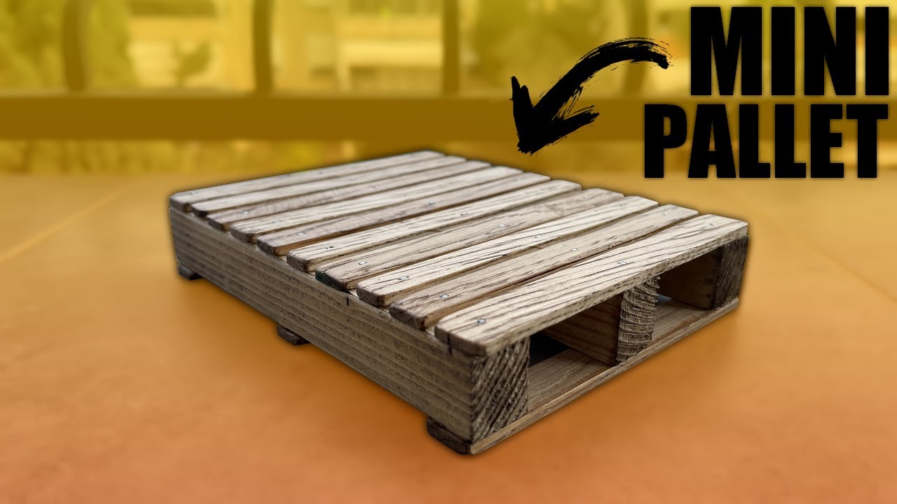 Making Mini Pallet Coasters - YouTube