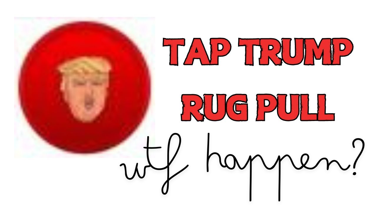 MEMECOIN TAP TRUMP RUG PULL .. WHAT HAPPED?? - YouTube