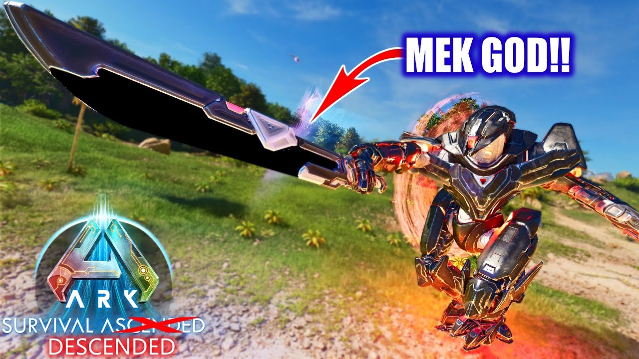 I crafted a MEK that can slice everything in half Ark Descended [50] - YouTube