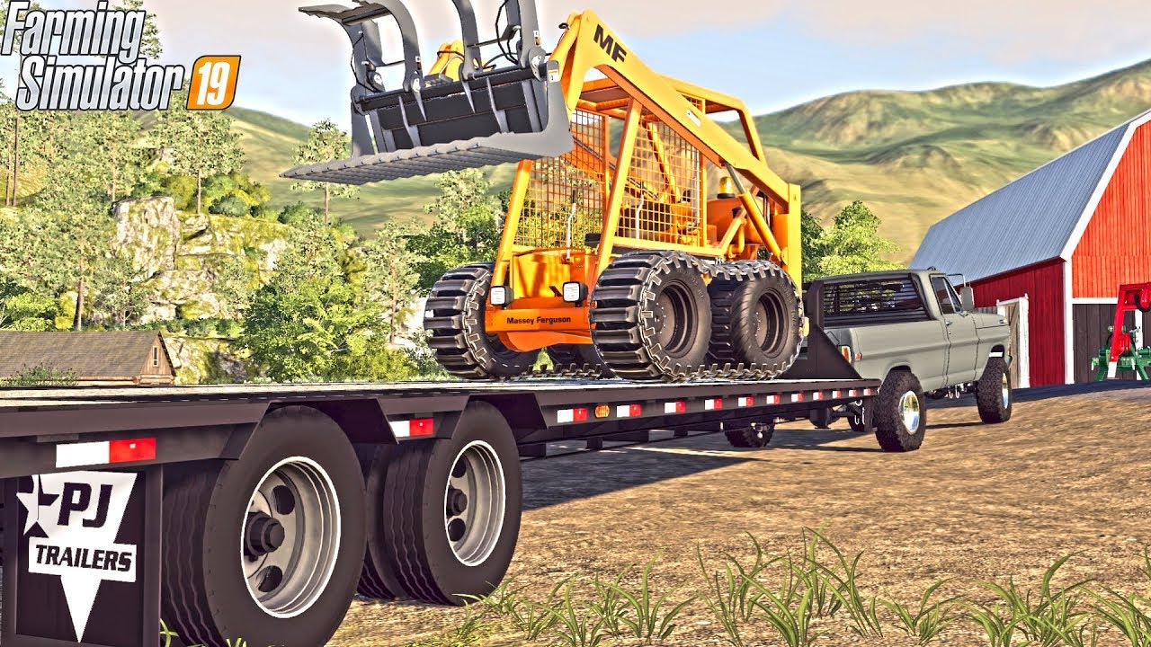 BOUGHT A FORESTRY SKID LOADER | MASSEY FERGUSON 711 | WOOD WORKS #5 ...