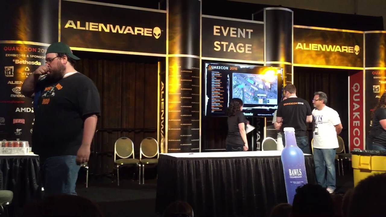 Quakecon 2016 Bawls Chugging Finals - YouTube