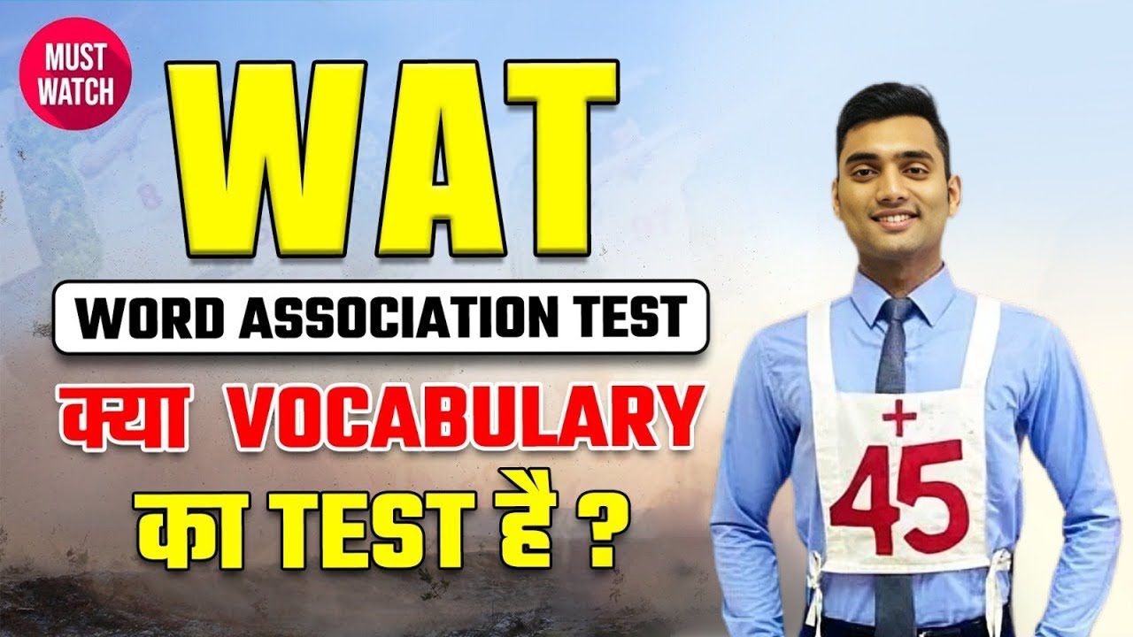 WAT (Word Association Test) in SSB Interview | क्या Vocabulary का Test ...