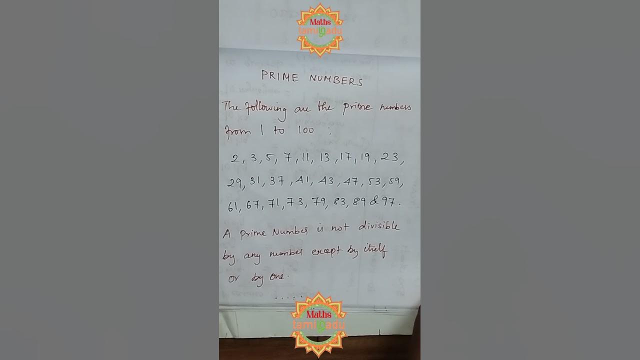 Prime Numbers - YouTube