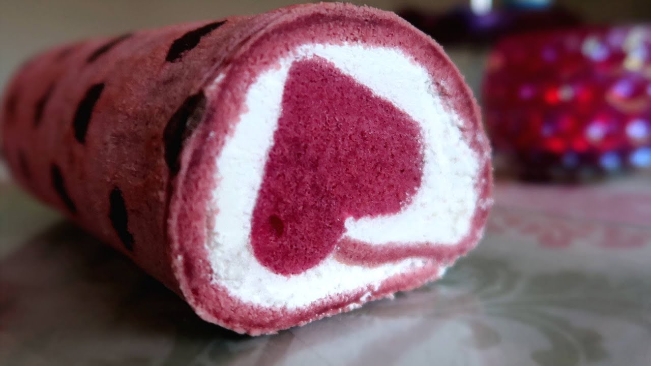 Brza kremasta rolada | Heart Cake | RECEPT - YouTube