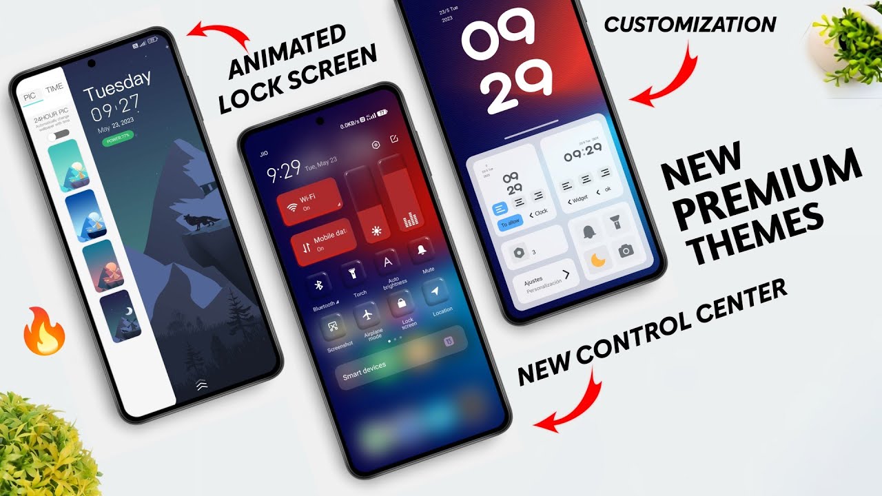 TOP 2 Special MIUI 13/14 Themes with DYNAMIC LOCK SCREEN | Animated ...