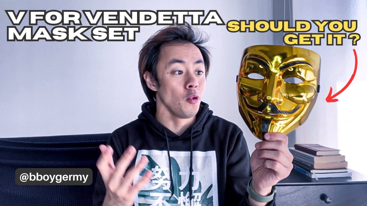 Easy Halloween Costume Ideas - V for Vendetta Mask Set - YouTube
