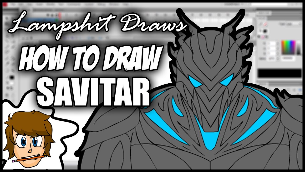 HOW TO DRAW SAVITAR | Lampshit Draws - YouTube