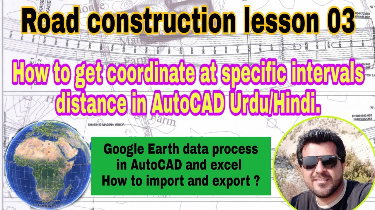 How To Get Coordinate At Specific Intervals Distance In AutoCAD Road How To Get Coordinate At Specific Intervals Distance In AutoCAD Road