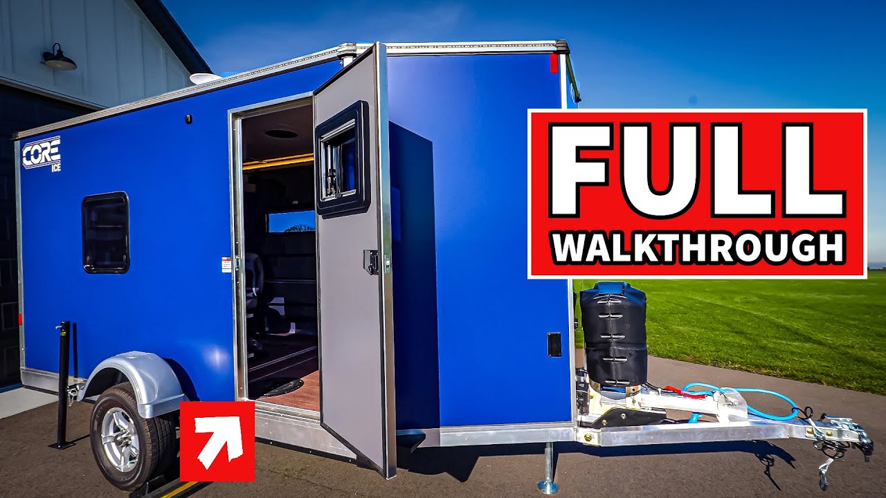 First Impressions Hybrid Core Ice Fishing House 2023 - YouTube