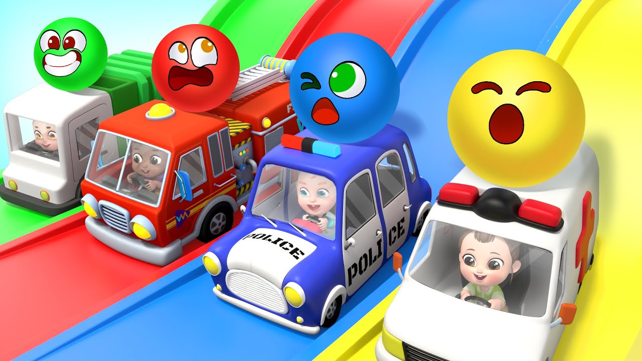 Let's Learn Color! The Car Color Song | Rosoo - Baby Songs #kidssong # ...