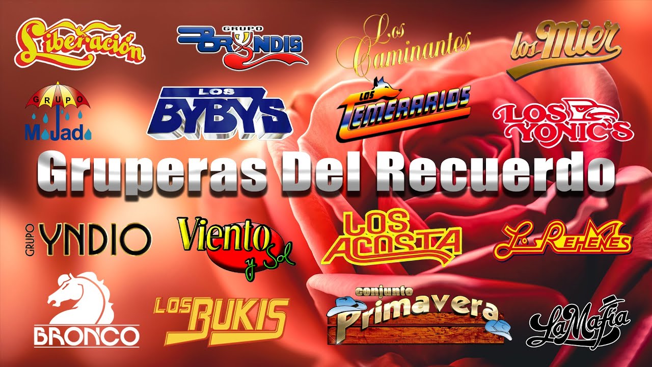 GRUPERAS 90S DEL RECUERDO 🥀 BRONCO, TEMERARIOS, BUKIS, ACOSTA, BRYNDIS ...