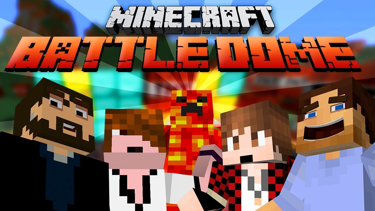 BATTLE-DOME RETURNS! (Minecraft Battle-Dome PVP with friends! GAME 1 ...